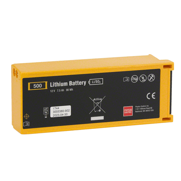 Batteri Lifepak 500 -TryggSaker.se - Sjukvårdsmaterial och Första Hjälpen